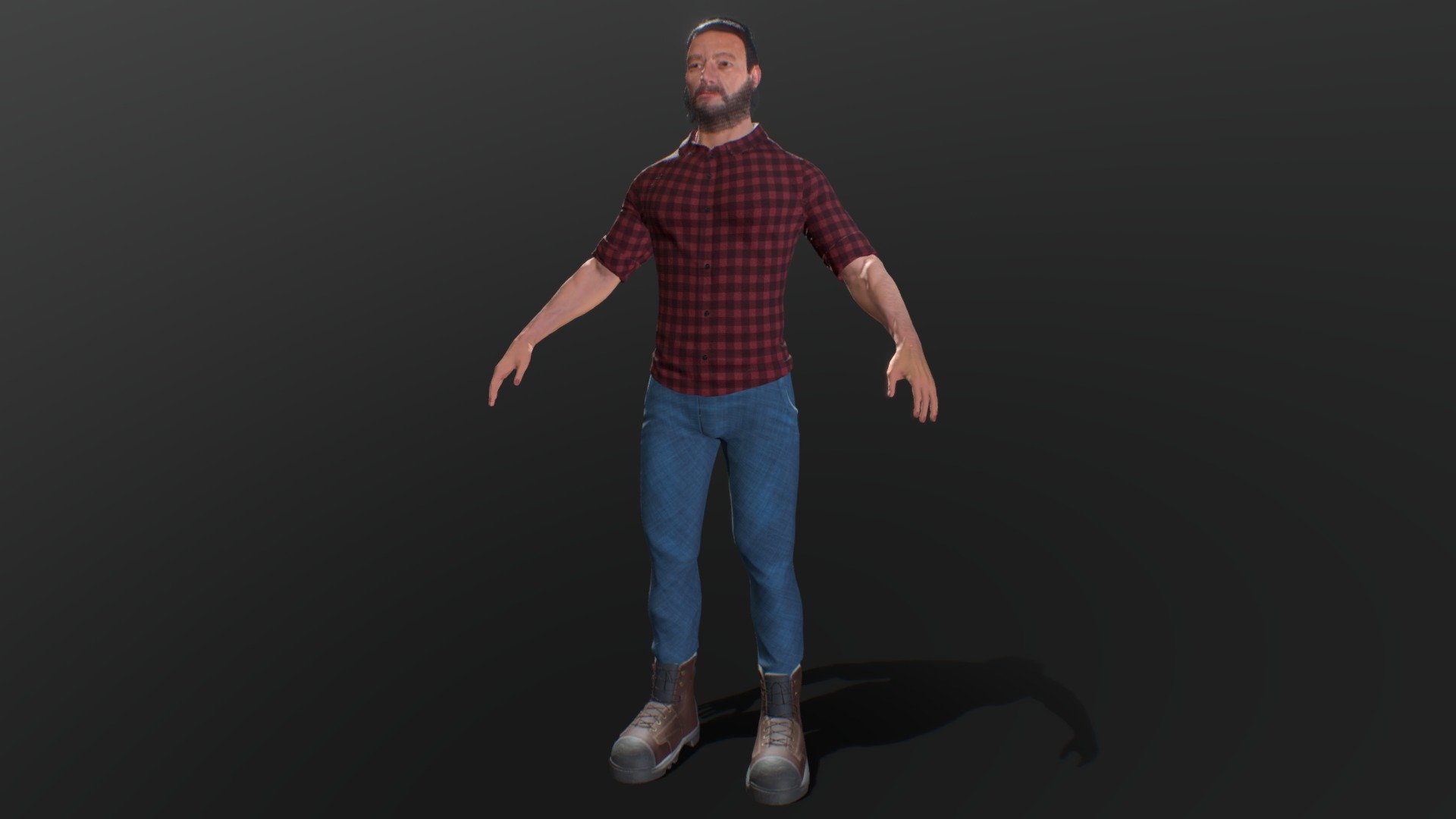 Lumberjack Bob - 3D model by Samu (@SamuelSung) [d4bbf40] - Sketchfab