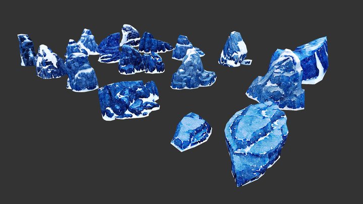 Rock-landscape 3D models - Sketchfab