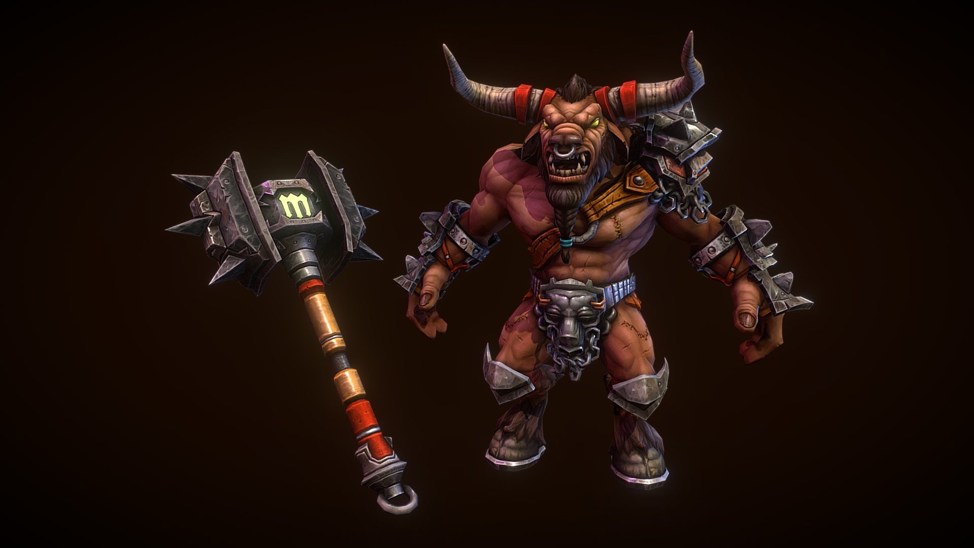 Minotaur_c+ - 3D model by Dragonscastle [d4be6c4] - Sketchfab