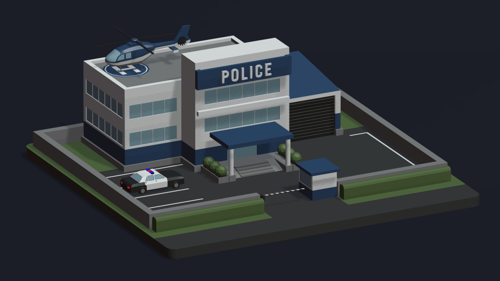 Police Station - Buy Royalty Free 3D model by ApprenticeRaccoon ...