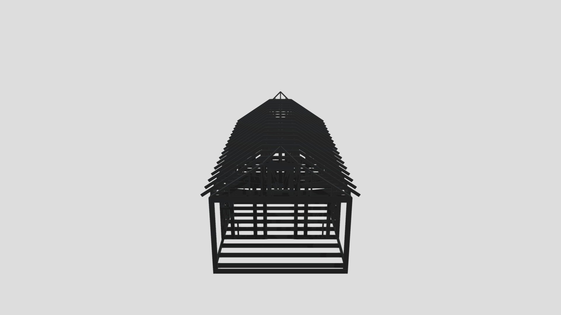 Bell Mountain Cottages One Bedroom BMC1B - 3D model by US Frame Factory ...
