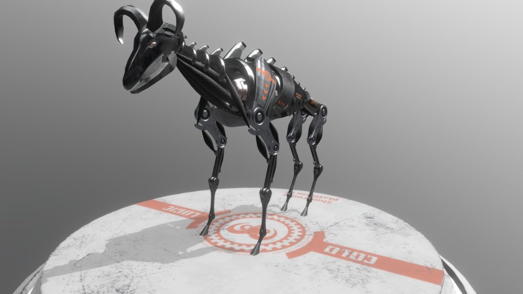 Mech Goat Alpha - 3D model by kelvysb [d4c2f88] - Sketchfab