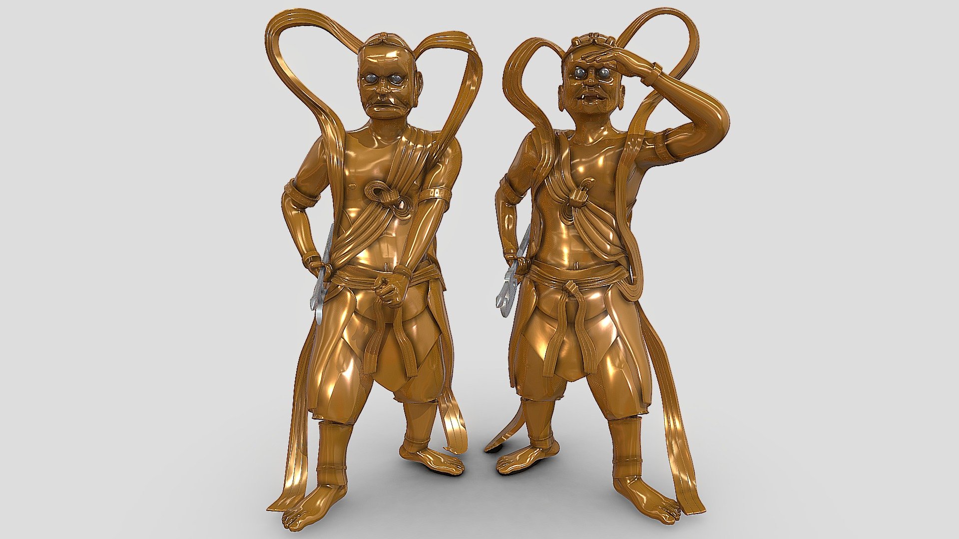 Qianli yan and Shunfeng er - 3D model by irvinlin [d4c3be0] - Sketchfab