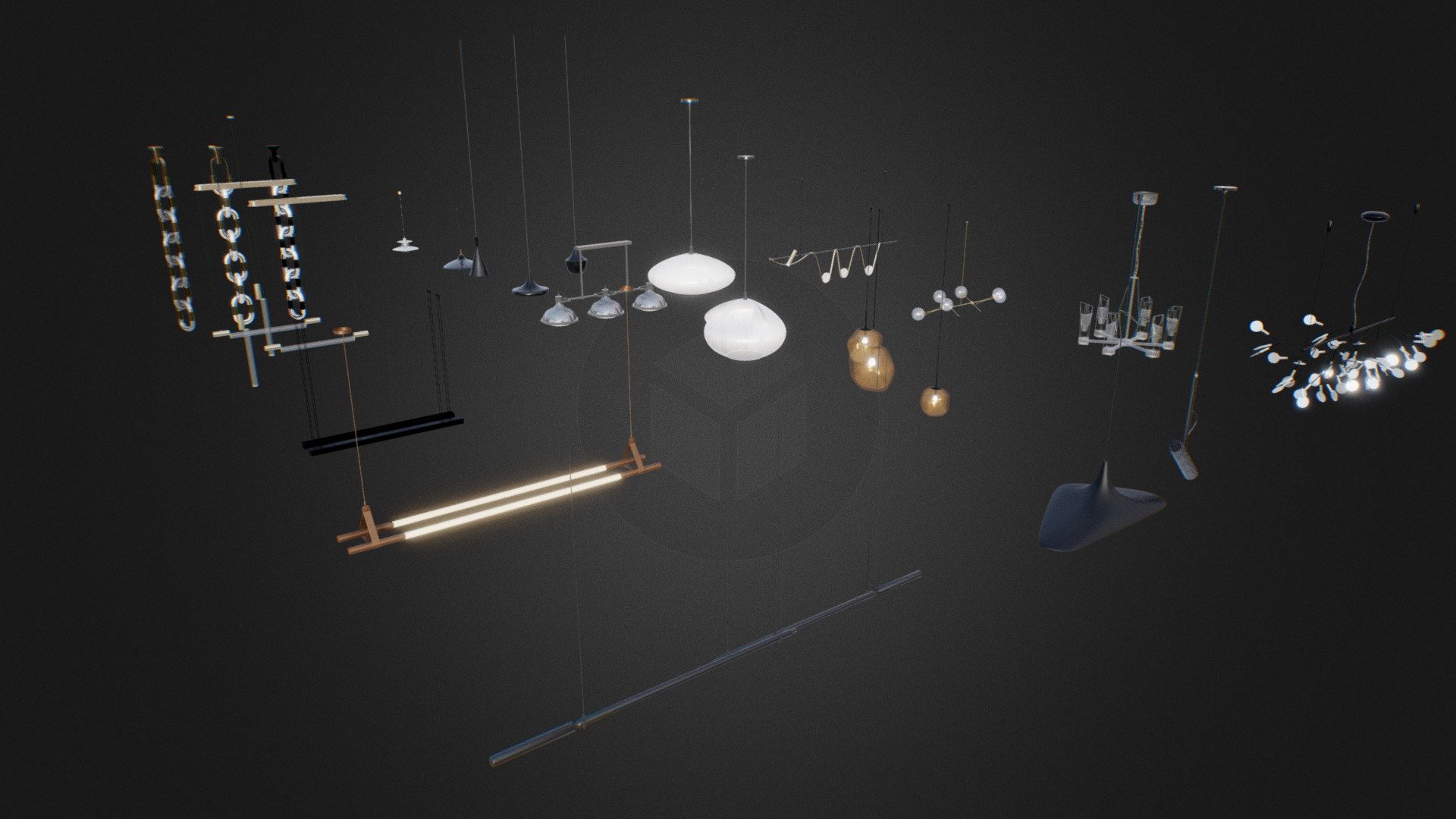 ceiling lamp - Buy Royalty Free 3D model by okotaru (@loaferspore ...