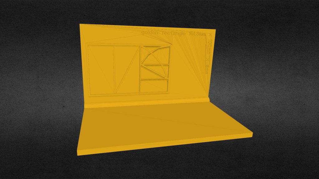 Golden Rectangle template - Download Free 3D model by Positron.Design ...