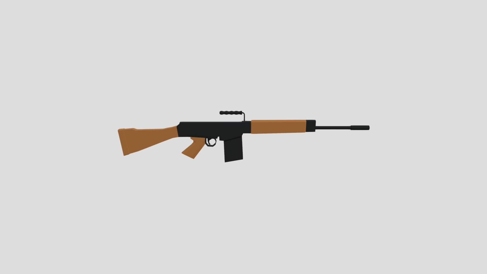 Low Poly FN FAL - Download Free 3D model by sertdfyguhi [d4c6654 ...