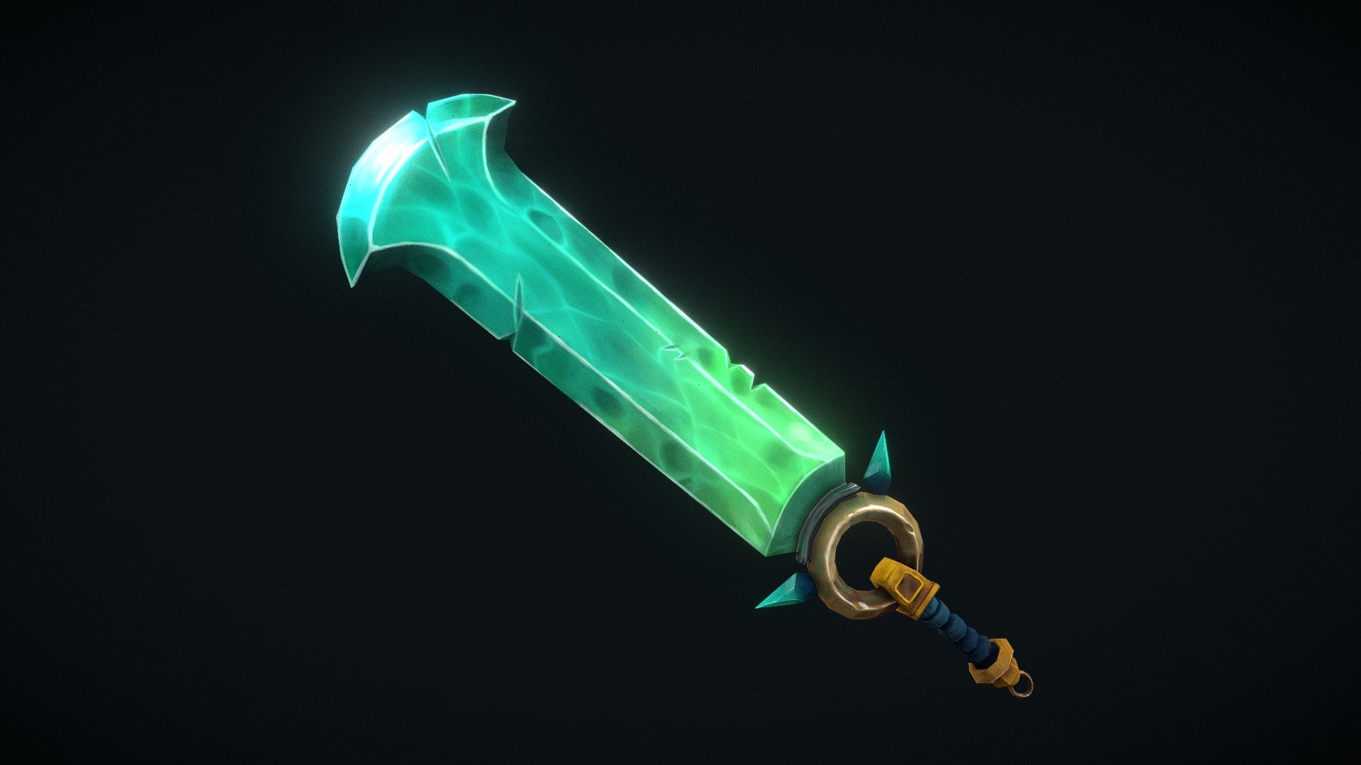 Emerald Sword - 3D model by Nostaholic (@Yuaxiii) [d4c6a94] - Sketchfab