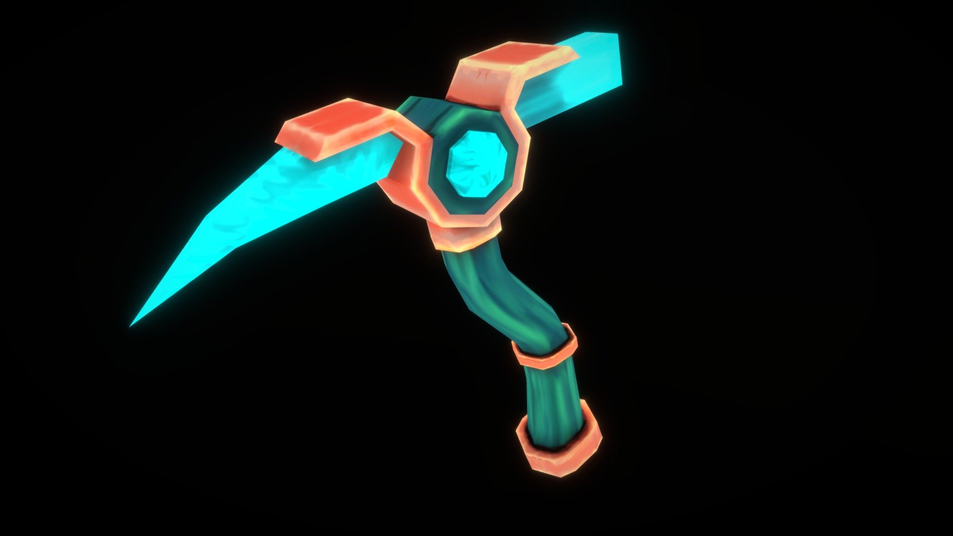 Dwarf Pickaxe Lowpoly - 3D model by Giant Lazer (@giantlazer) [d4c6f1d ...