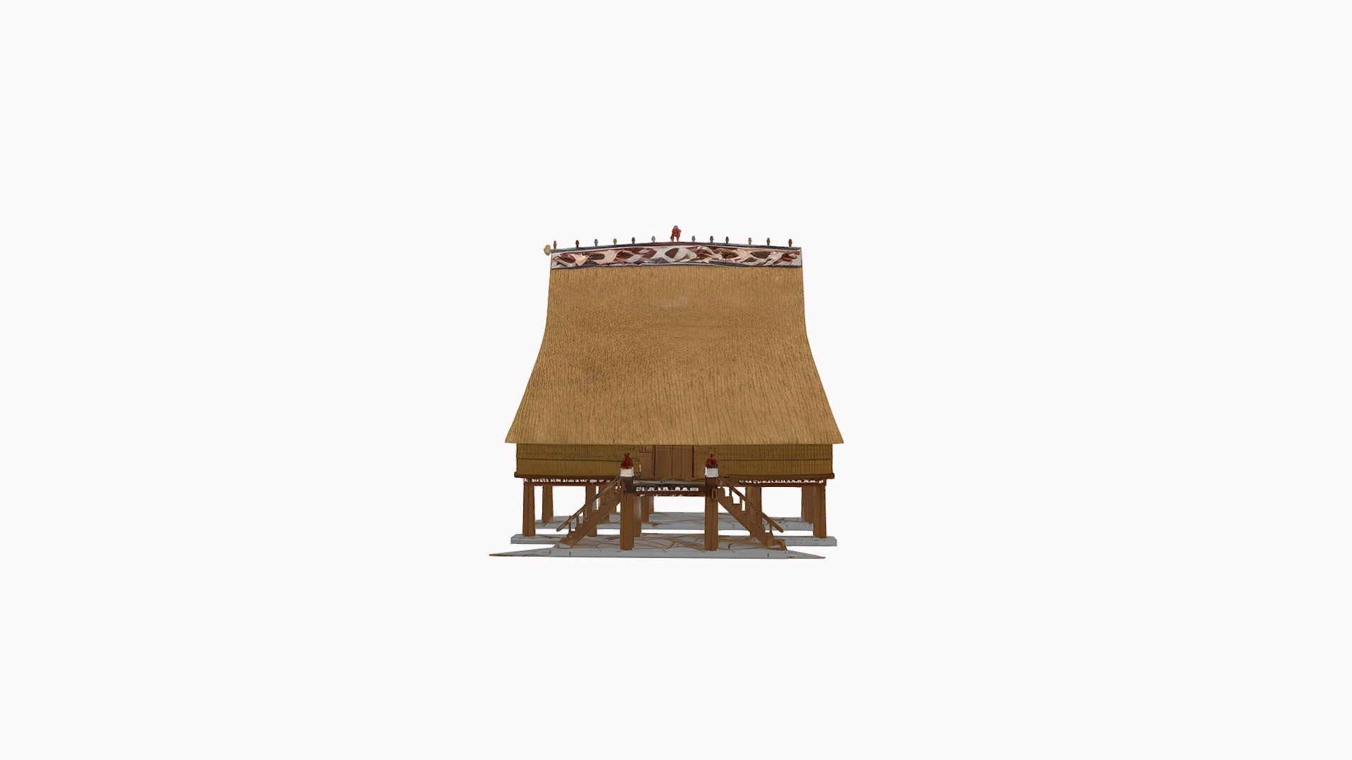 Nhà Rông Tây Nguyên - 3D model by Disan2025 [d4c70b9] - Sketchfab