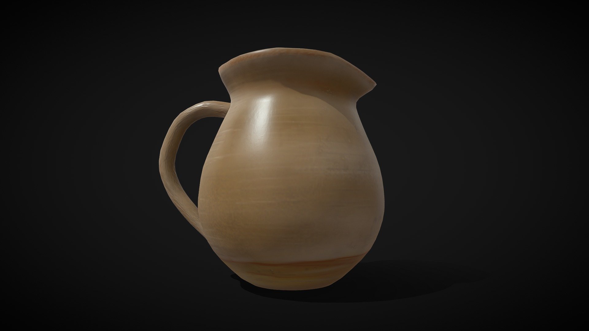 Rustic Pottery Pitcher - 3D model by CatSalinas [d4ca15f] - Sketchfab