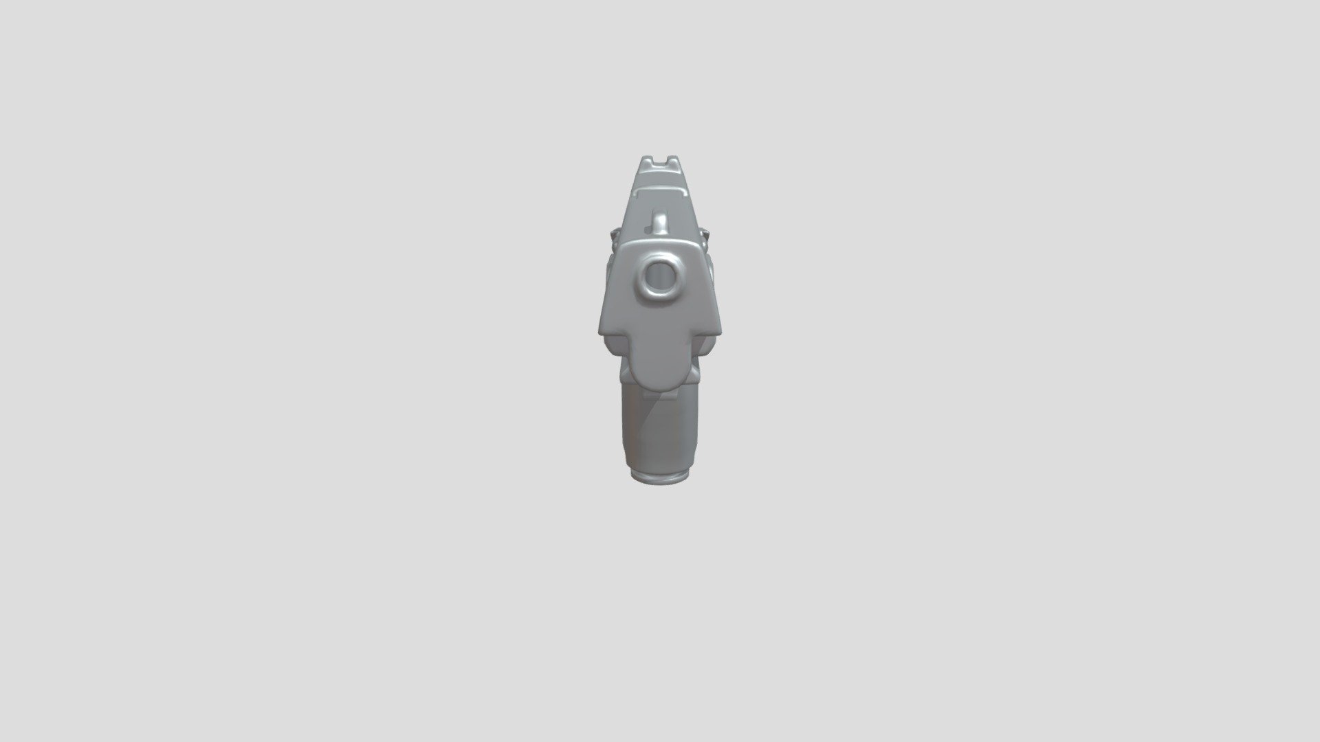 handgun firearm in tan color - 3D model by standa6702 [d4ca3a1] - Sketchfab