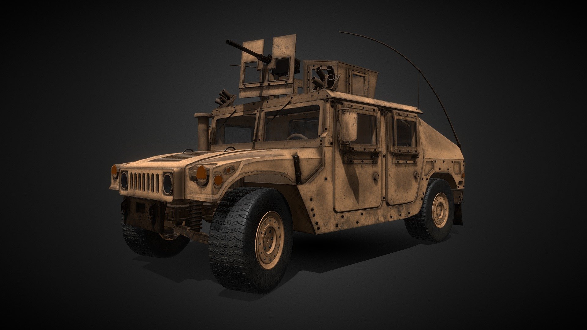 Humvee - 3D model by DrastrArt (@ondrej.streit) [d4cab24] - Sketchfab