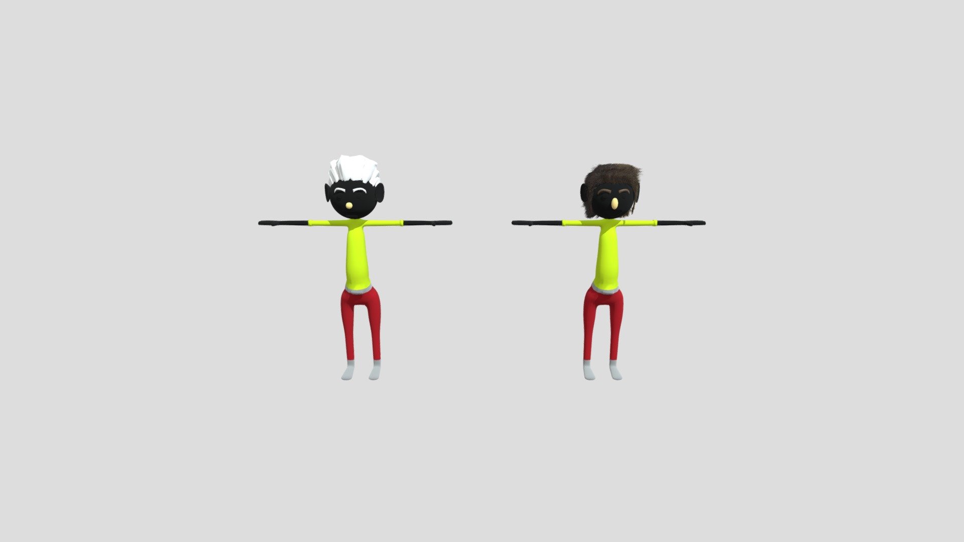 1 St Character For 5th Animation - Download Free 3D model by ...
