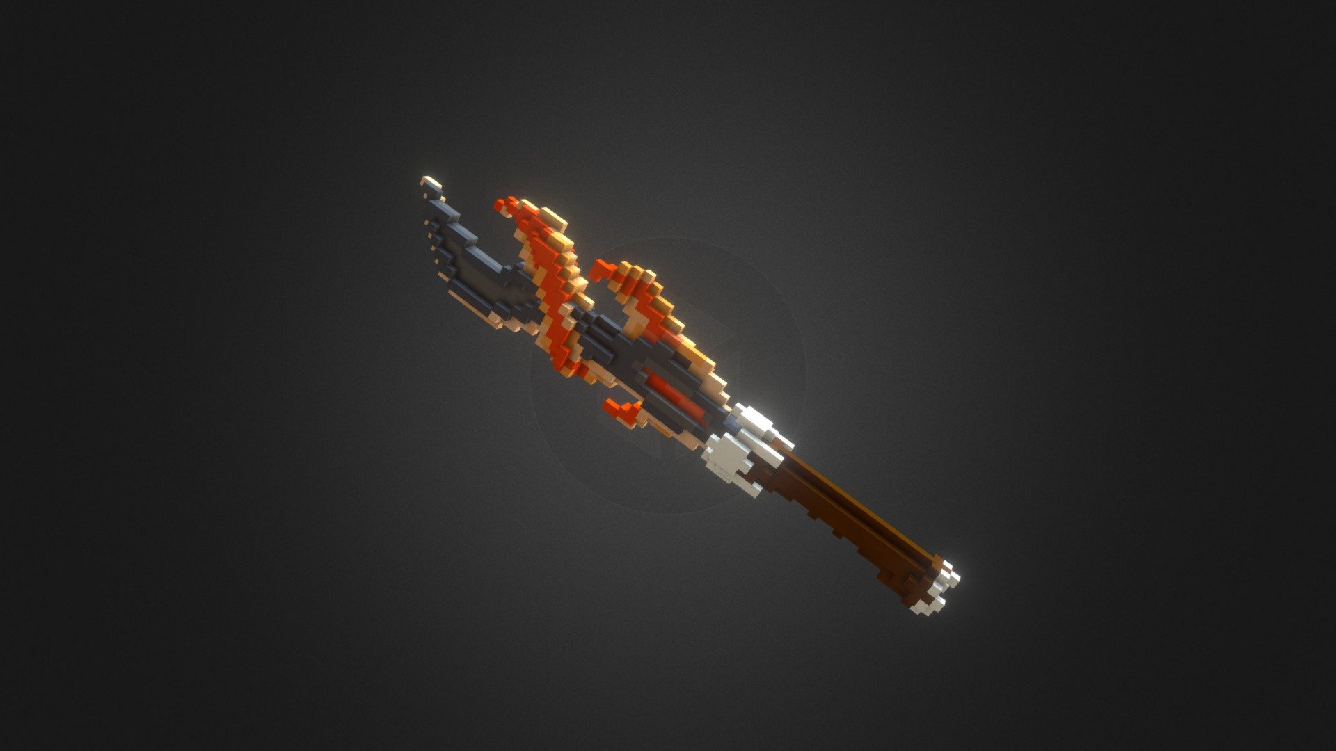 Fire Dagger - 3D model by Robert B (@robert.burik) [d4cc60f] - Sketchfab