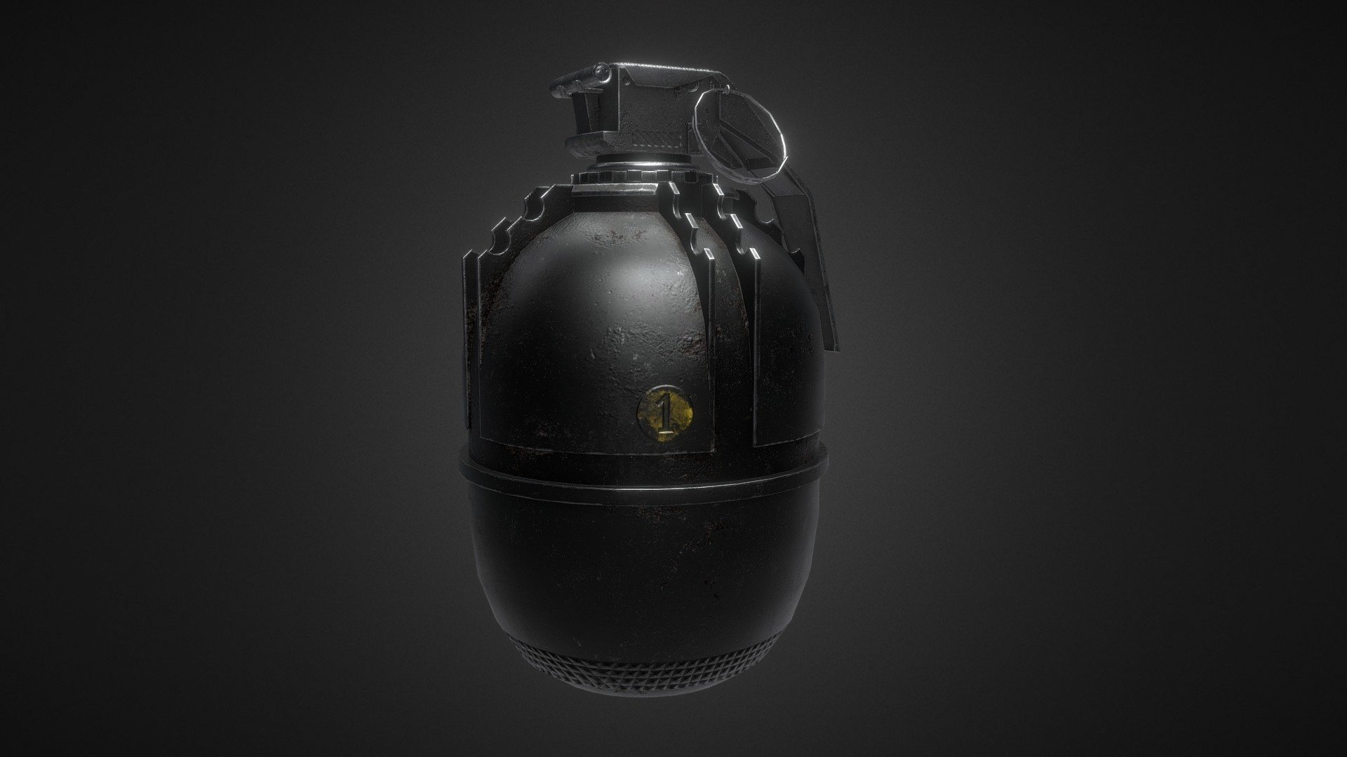 M194 Frag Granade - 3D model by MattSzymonski [d4cd39b] - Sketchfab
