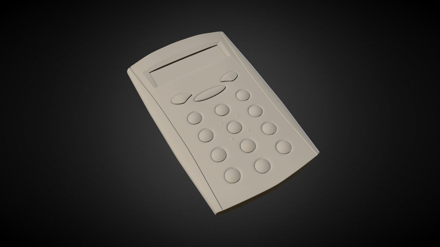 High Poly Electronic Card Reader - 3D model by Vangrunderbeek Seppe ...