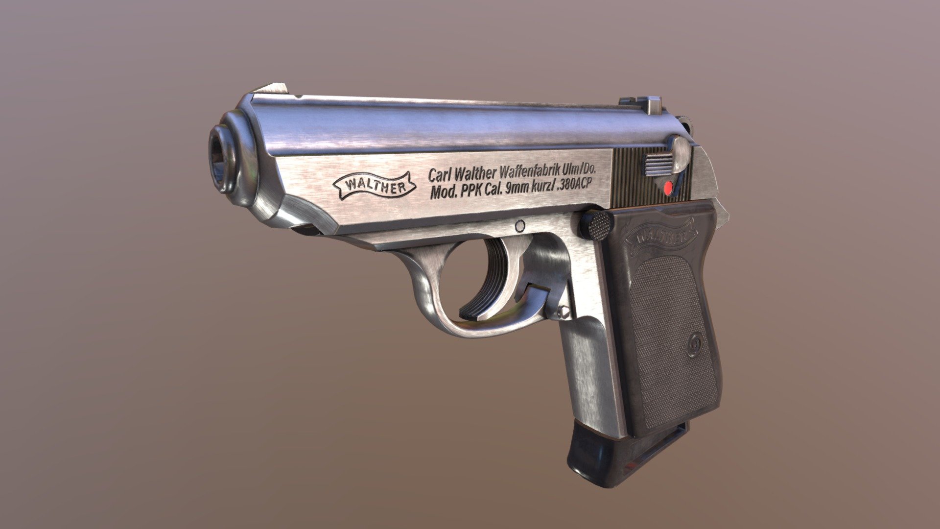 Walther PPK - 3D model by studiokeeps [d4cdf56] - Sketchfab