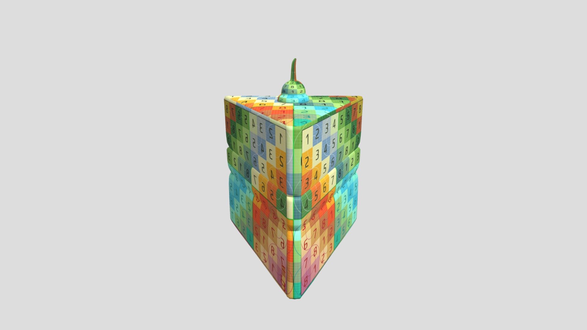 UV Cake - Download Free 3D model by Ella Wahlquist (@ellawahlquist ...