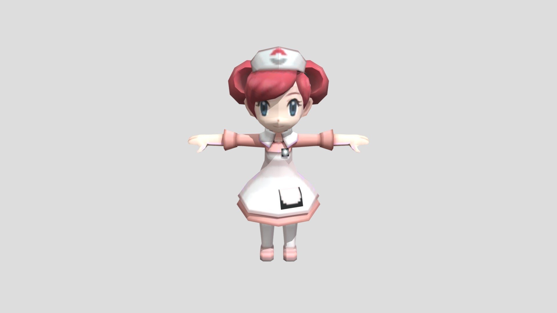 Pokemon Center Nurse - Download Free 3D model by massboxin [d4cf056 ...
