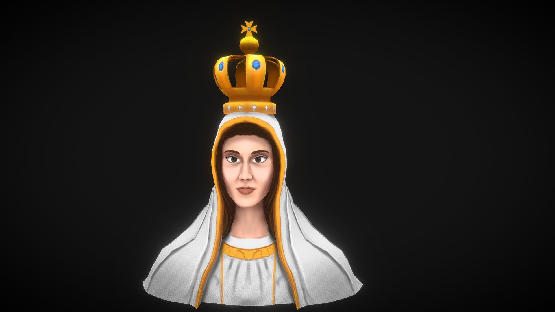 Our Lady of Fatima #3dBustChallenge - 3D model by Bryan T (@BT73 ...