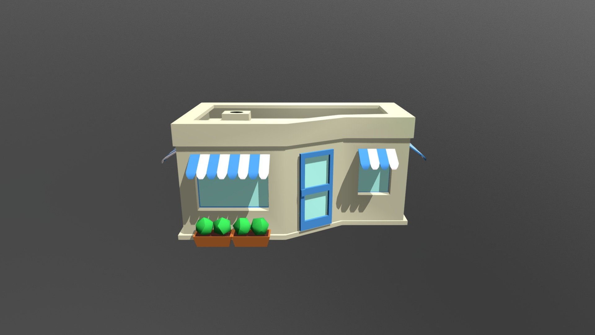 Low poly house - 3D model by Isayno [d4d28ec] - Sketchfab