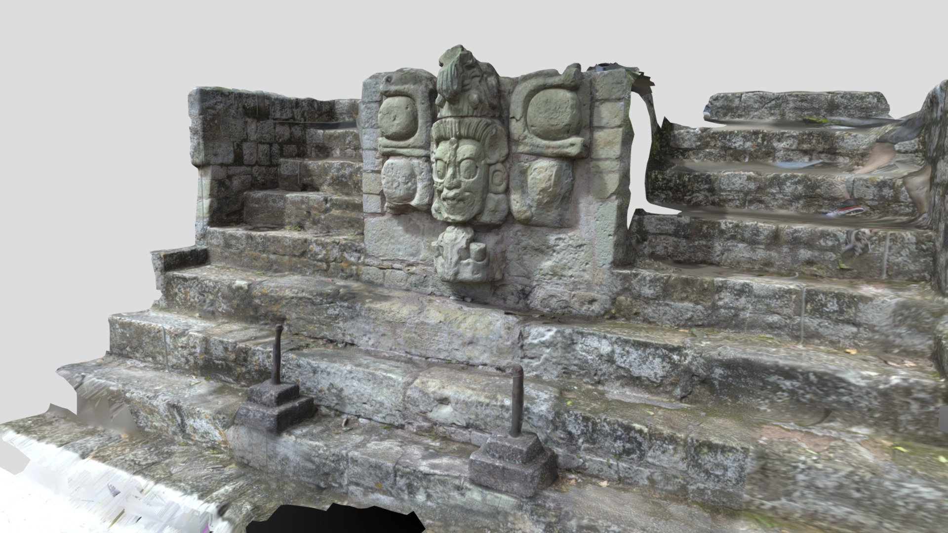 Mayan Ruins in Copan - Sun God (K'inich Ahau) - Buy Royalty Free 3D model by Patric Lengacher ...