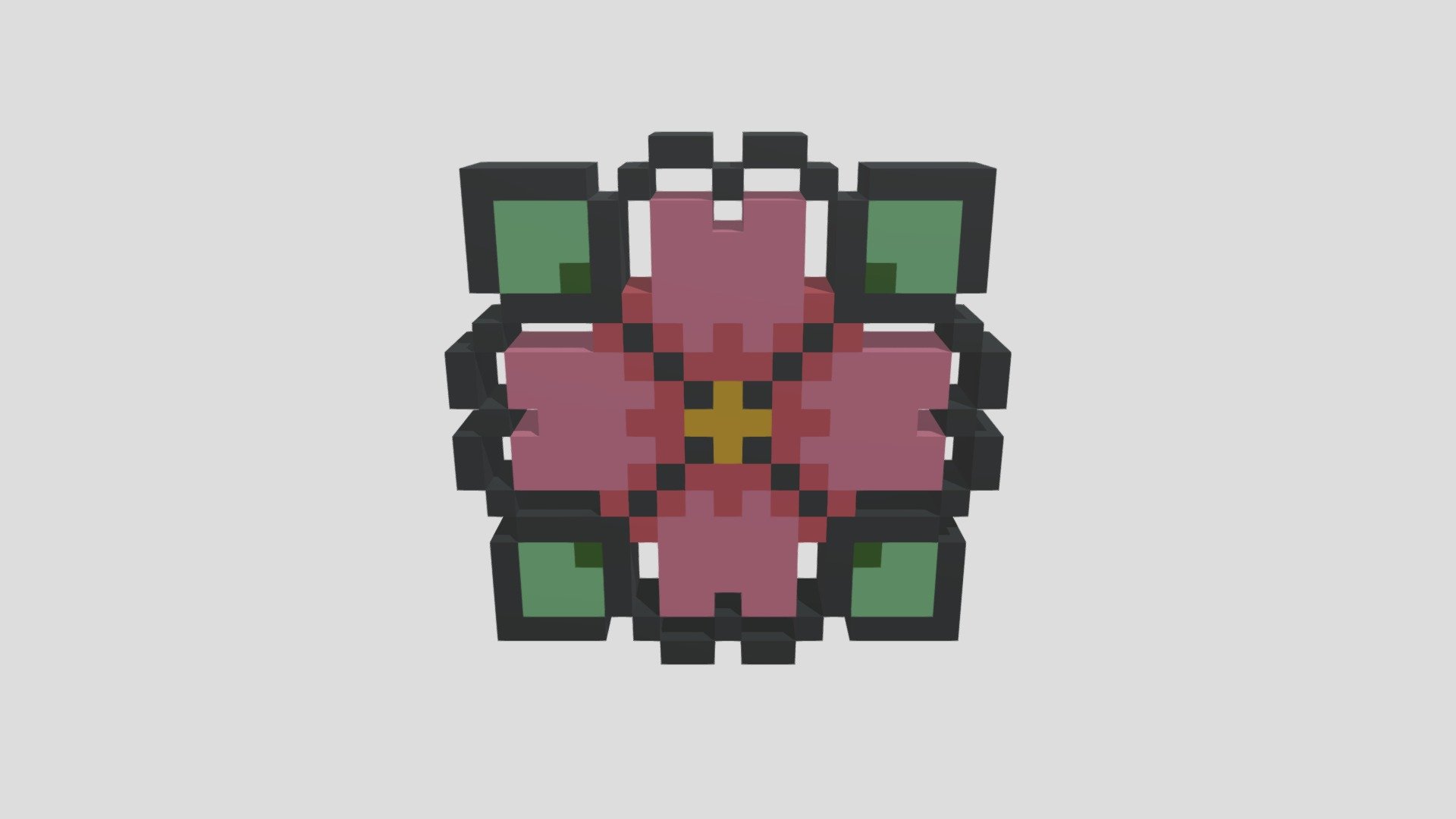 Flower - 3D model by Voxel Artist (@gurprateeksingh) [d4d3502] - Sketchfab