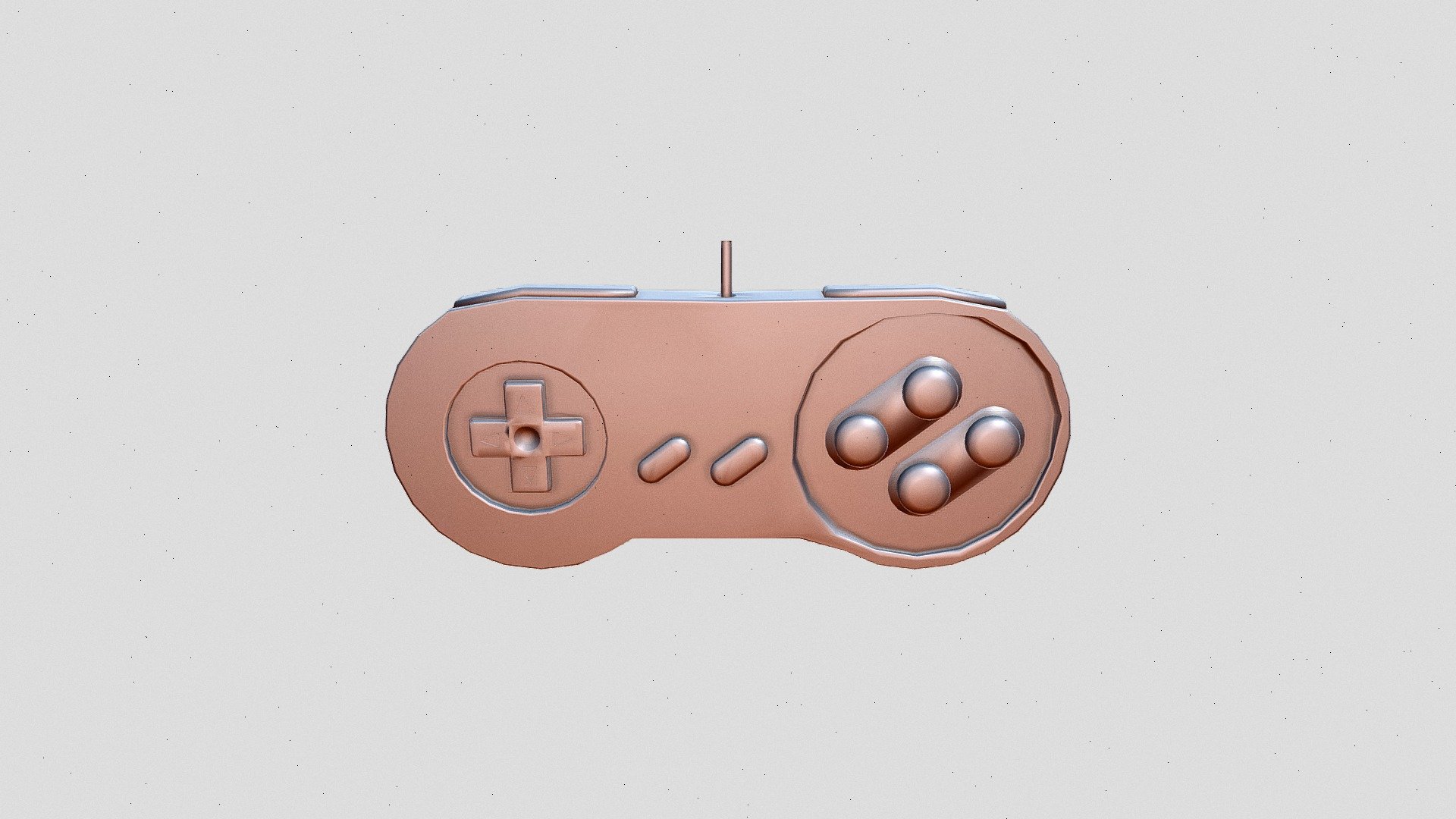 Super Nintendo Entertainment System controller - 3D model by ...