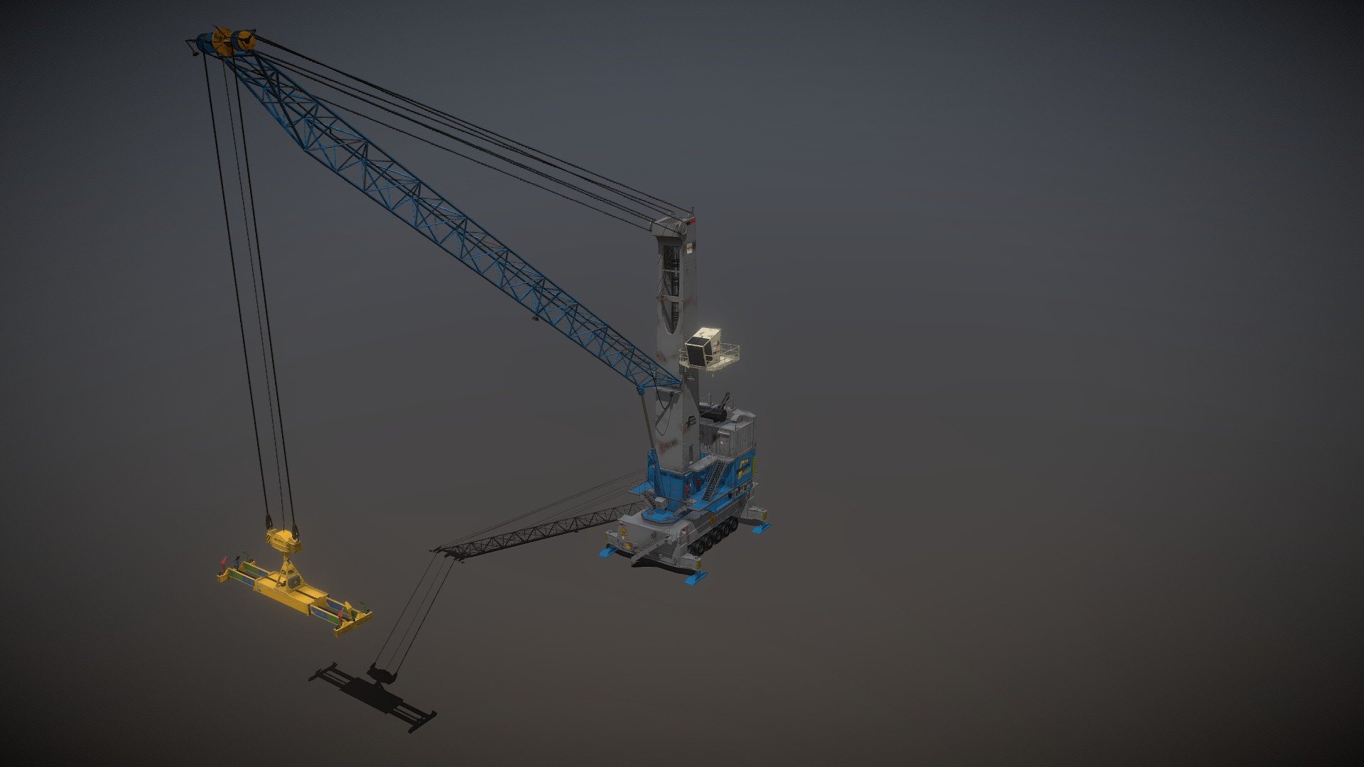 Harbor crane - Download Free 3D model by MisterH (@TGVMisterH) [d4d582e] - Sketchfab