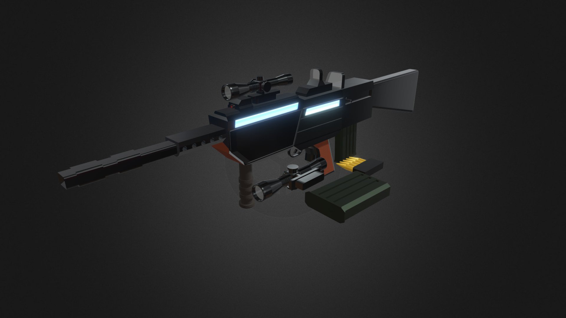 Sci fi Gun - Download Free 3D model by Salman1941 (@csharpandnodejs001 ...
