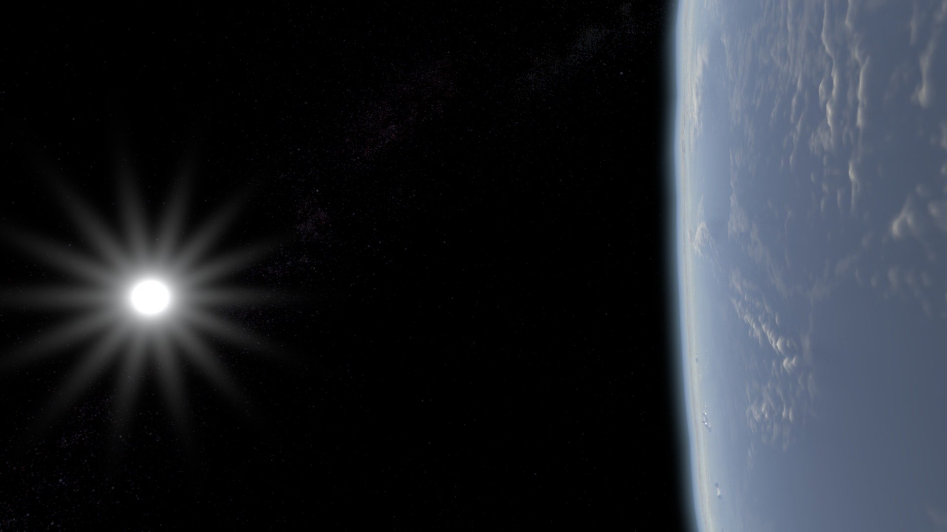Earth Low Orbit Galician Coast Skybox - Download Free 3D model by Luis ...