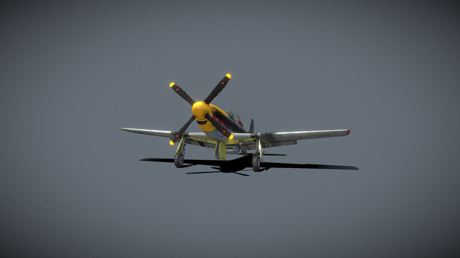 North American P-51D Mustang - 3D model by Secret Weapons - Arma 3 Mod ...
