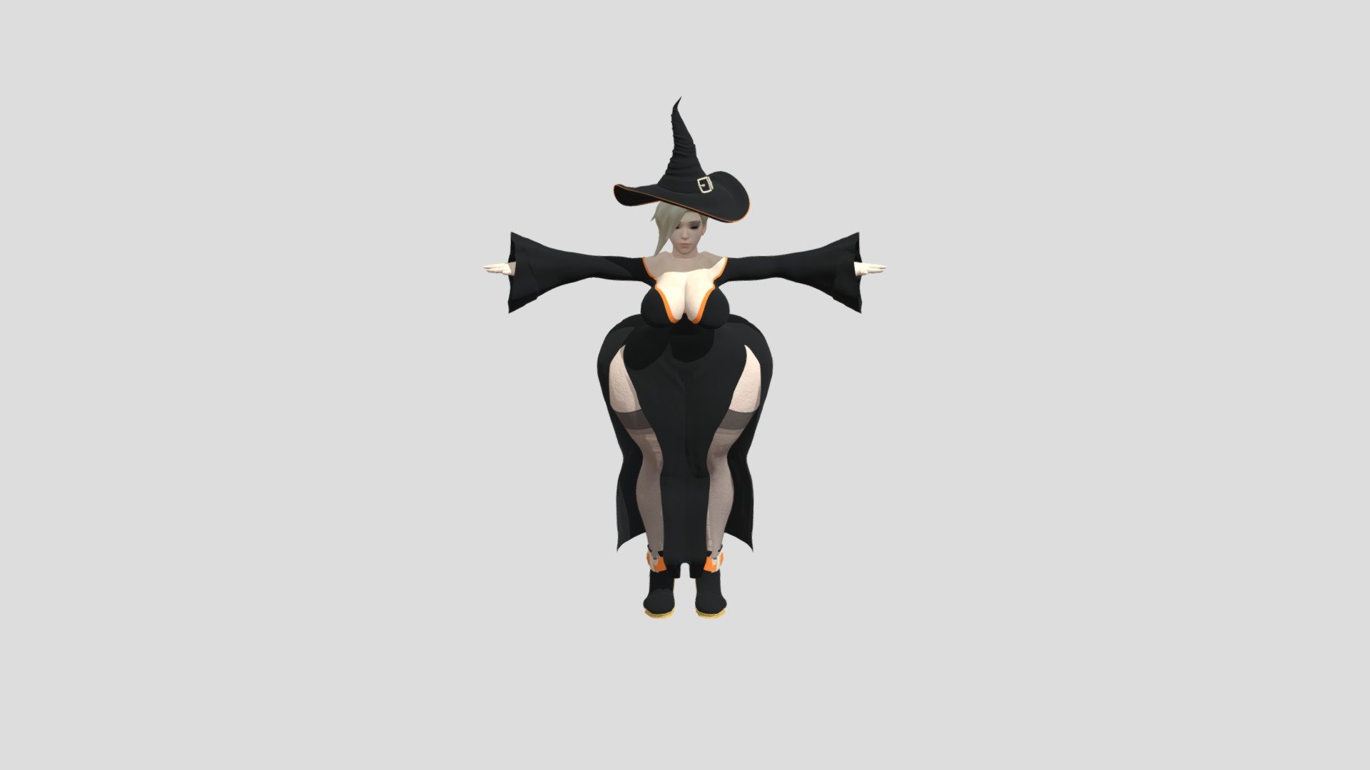 Commission Chamoy20 Mercy Thicc Witch - Download Free 3D model by Autistic Badass Conceptual ...