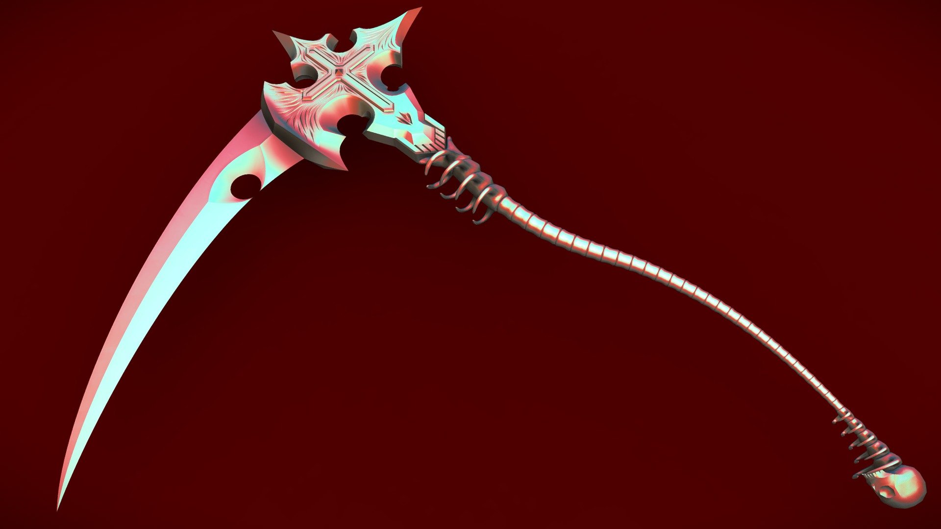 Death's Scythe - 3D model by Nekupaska (@nekubaba213) [d4ddaf6] - Sketchfab