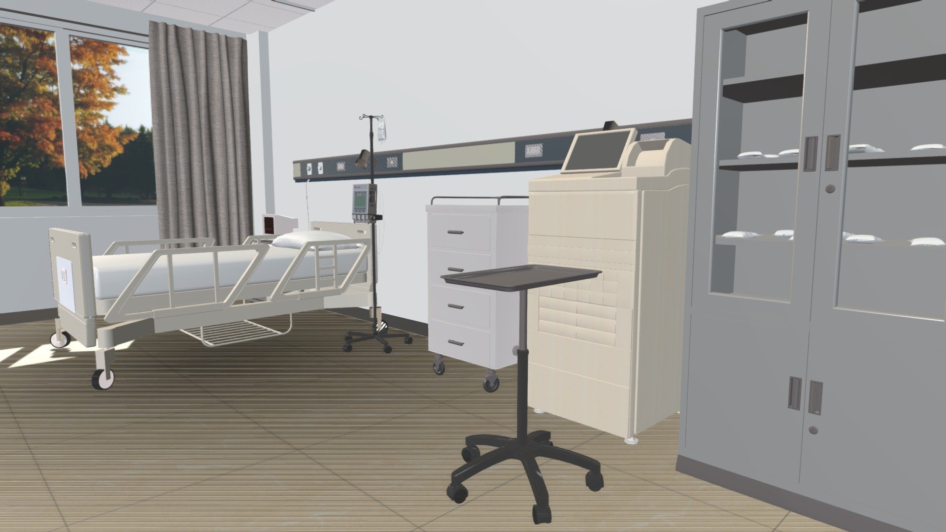 Hospital Room - Buy Royalty Free 3D model by MW 3D (@mw3dart) [d4de445 ...