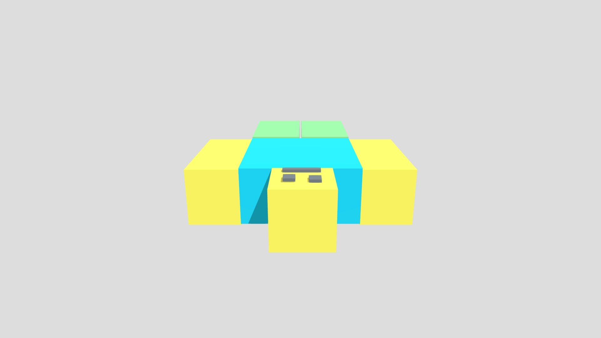 Noob Roblox - 3D model by elis3d [d4debe7] - Sketchfab
