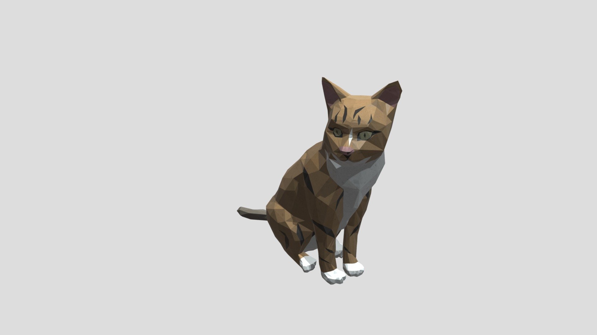 Kucing - 3D model by indahrisdianim [d4dee93] - Sketchfab
