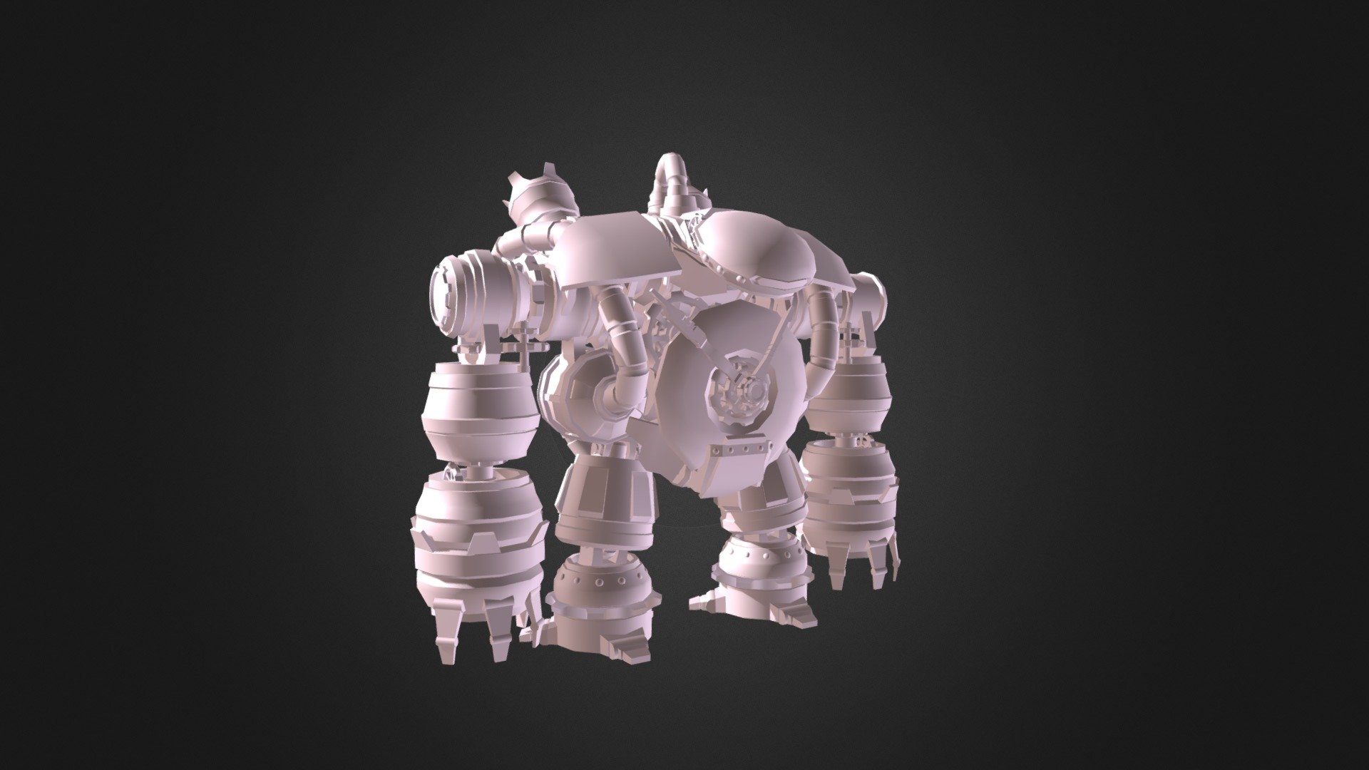 Clock Mecha - 3D model by Sigsauer [d4e03c6] - Sketchfab