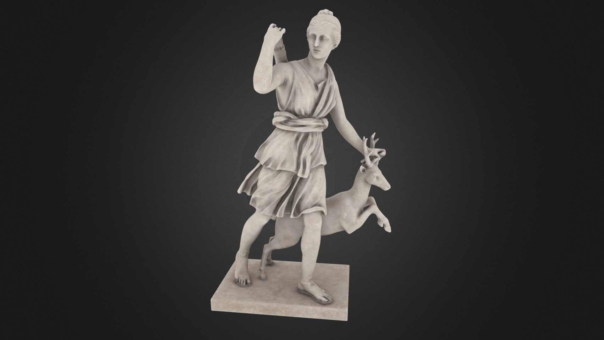 Roman Artemis Statue - 3D model by Tornado_Studios [d4e0923] - Sketchfab