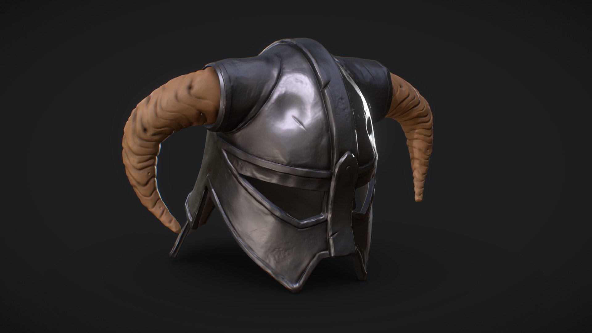 Digital Sculpting Final - Asset 01 - Iron Helmet - 3D model by Jeroen ...