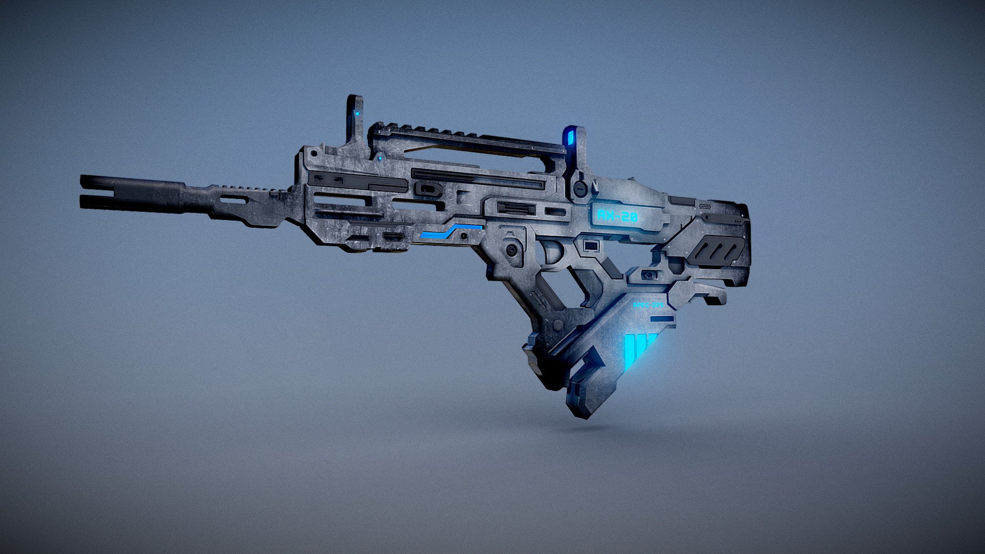Hi-Power Weapon - Download Free 3D model by erikherbert [d4e1e09 ...