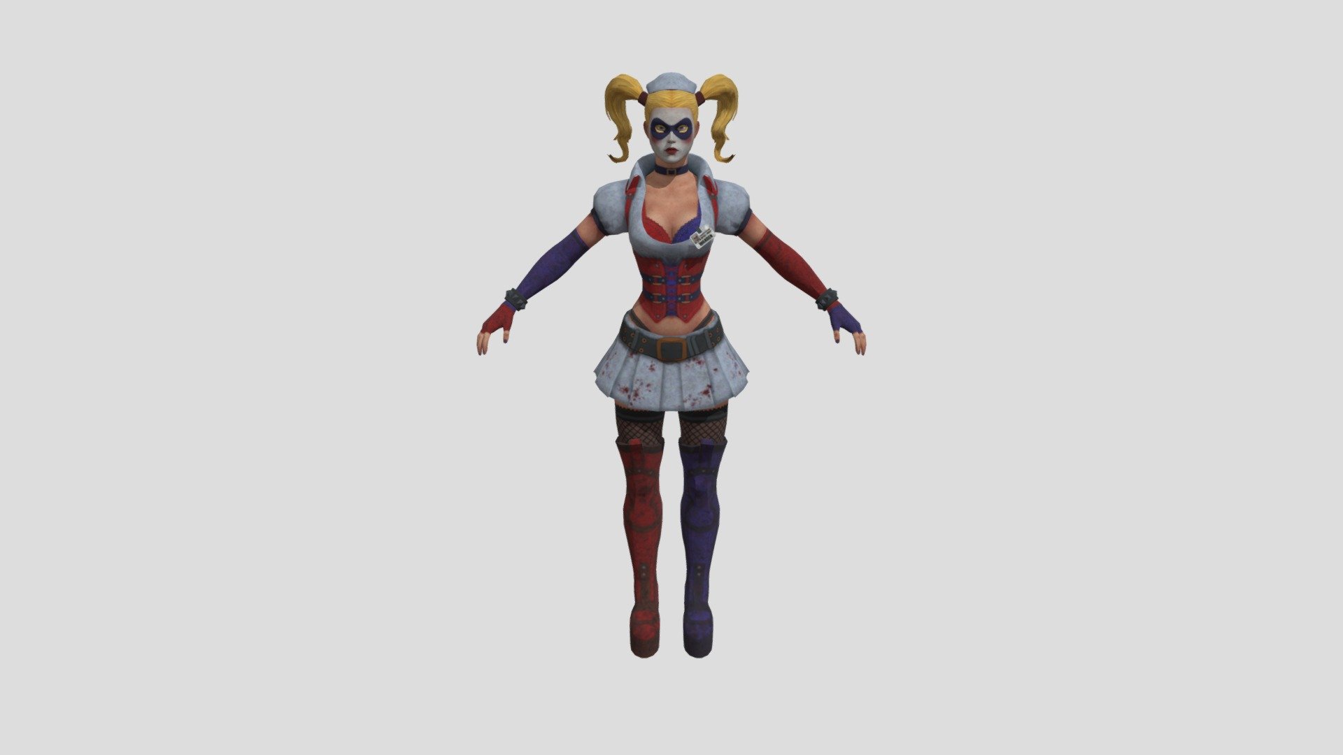 Batman Arkham Asylum - Harley Quinn - Download Free 3D model by ...