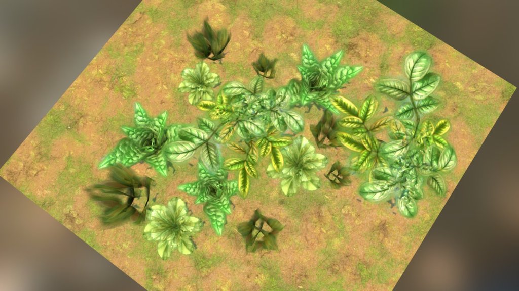 Stylized Vegetation Free - 3D model by polyninja3d [d4e3c5e] - Sketchfab