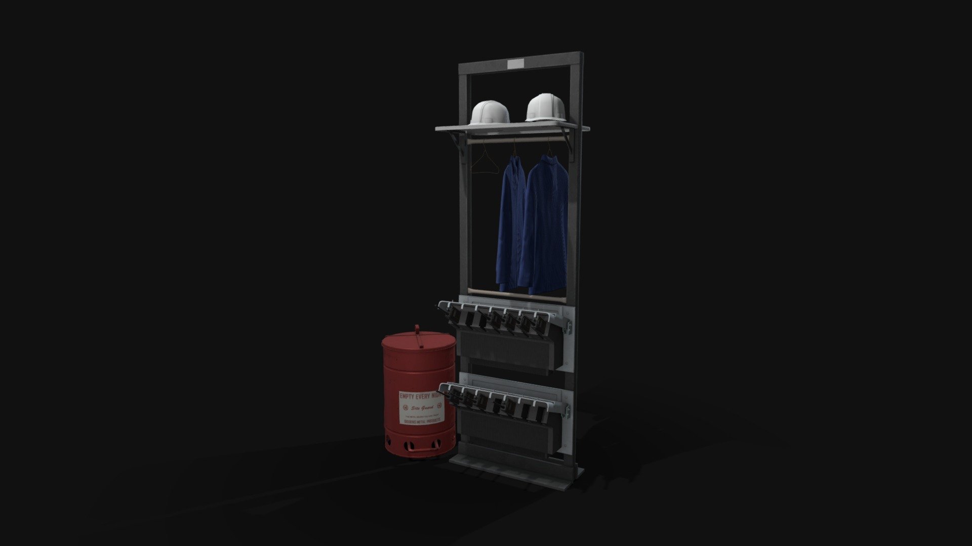 Equipment Rack - 3D model by maxgiddens [d4e3dae] - Sketchfab