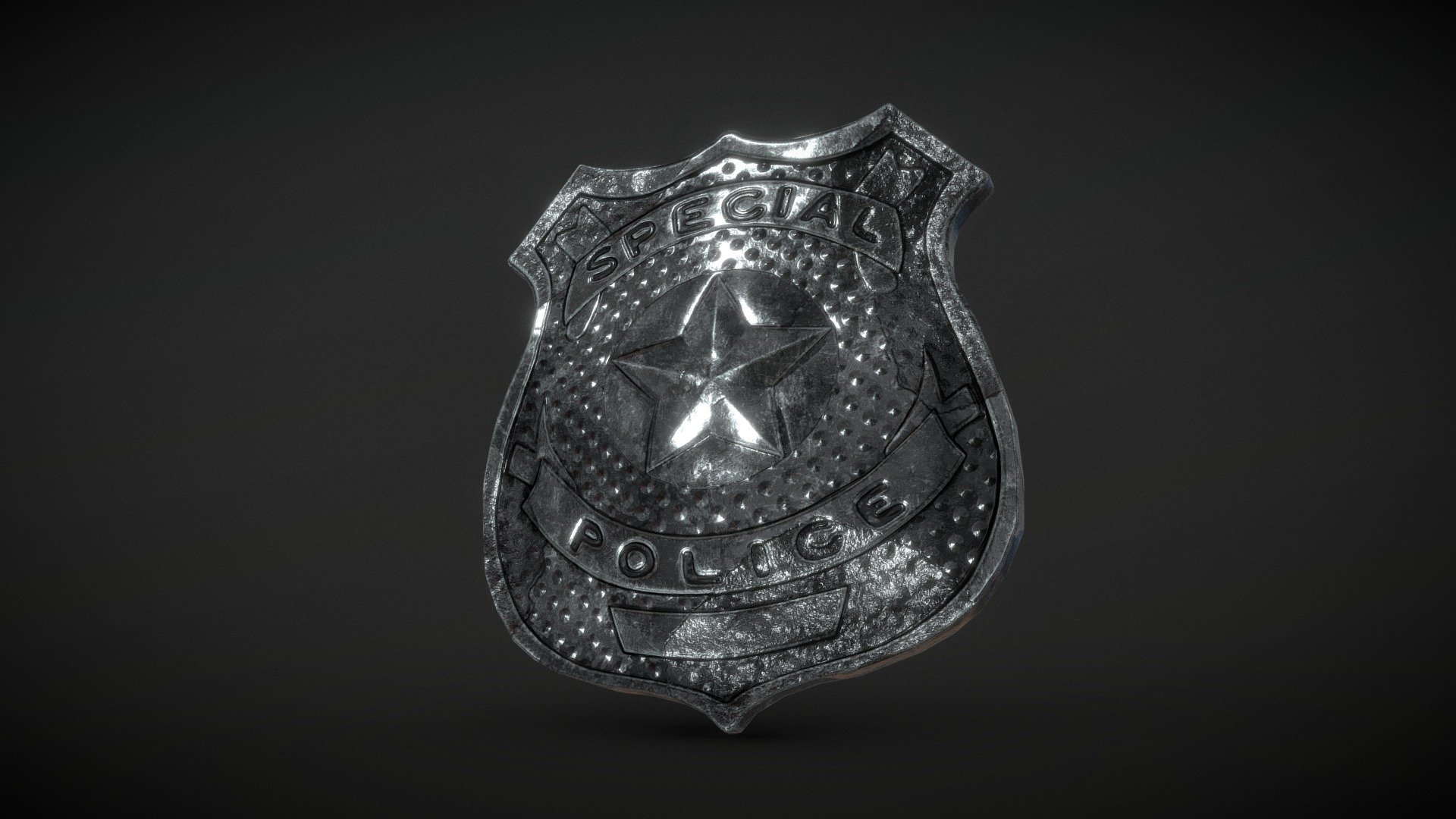 Police Badge - 3D model by zlatkica [d4e4b1f] - Sketchfab