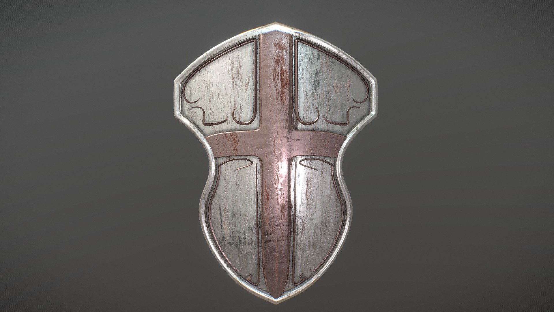 Templar shield - 3D model by Sdeto [d4e706a] - Sketchfab