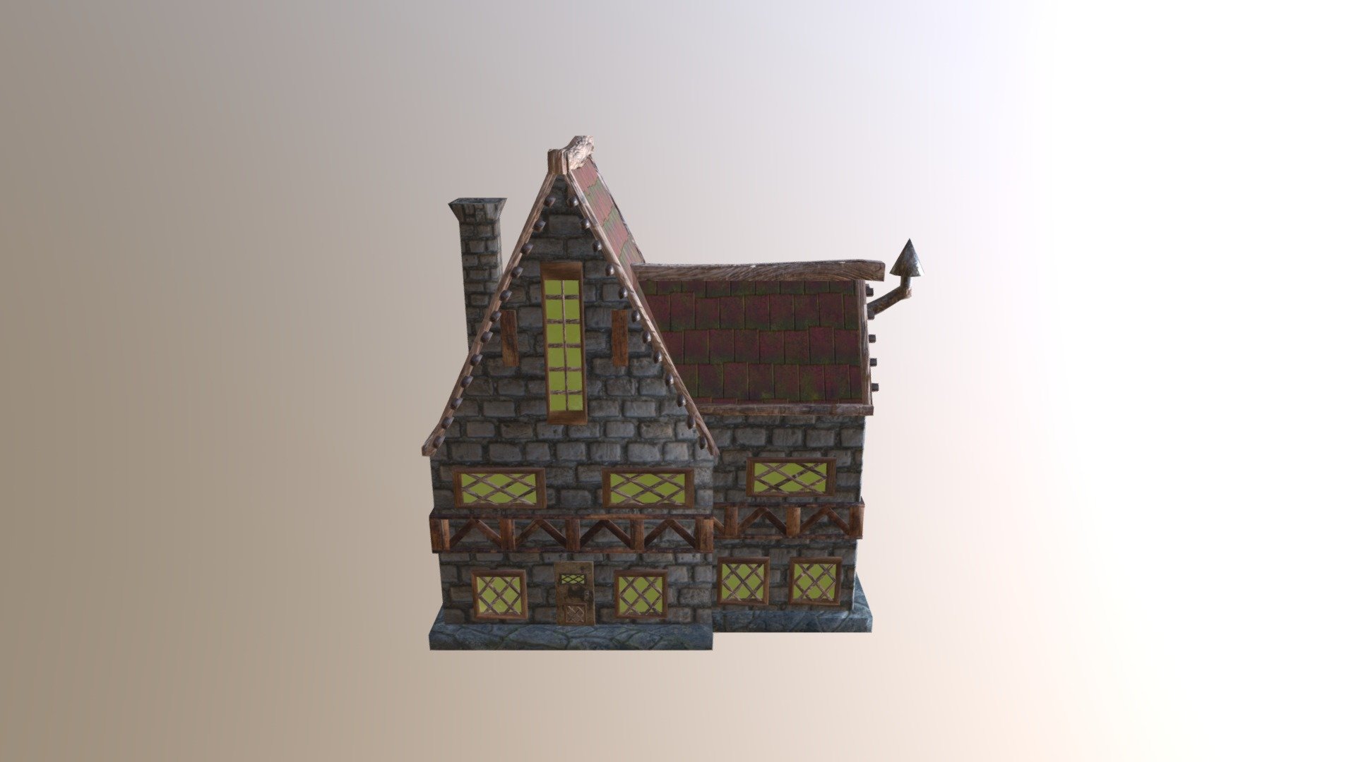 medieval house - 3D model by vendrix [d4e7904] - Sketchfab
