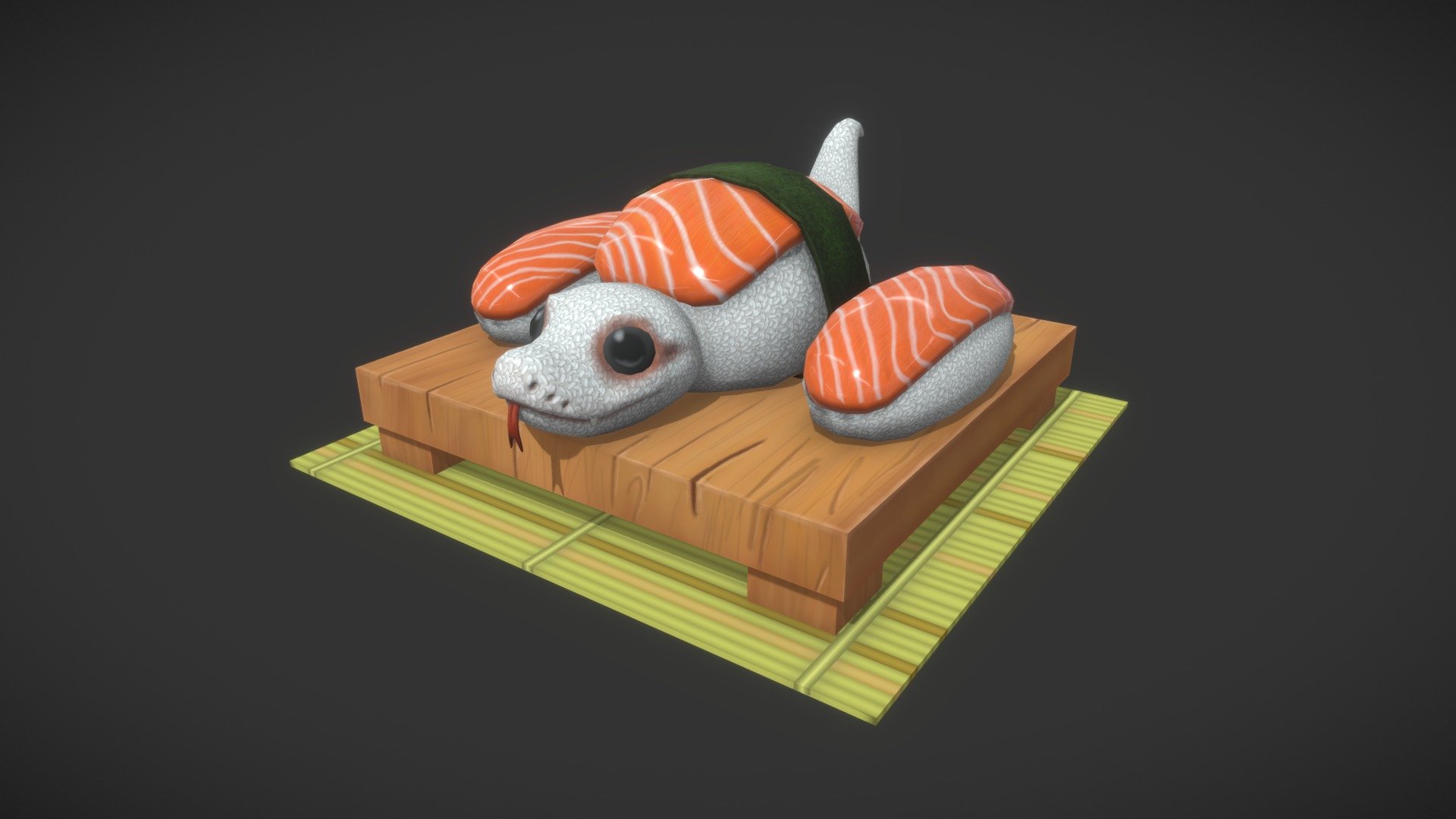 Sushinoko - 3D model by henriquetamashiro [d4e8d0c] - Sketchfab