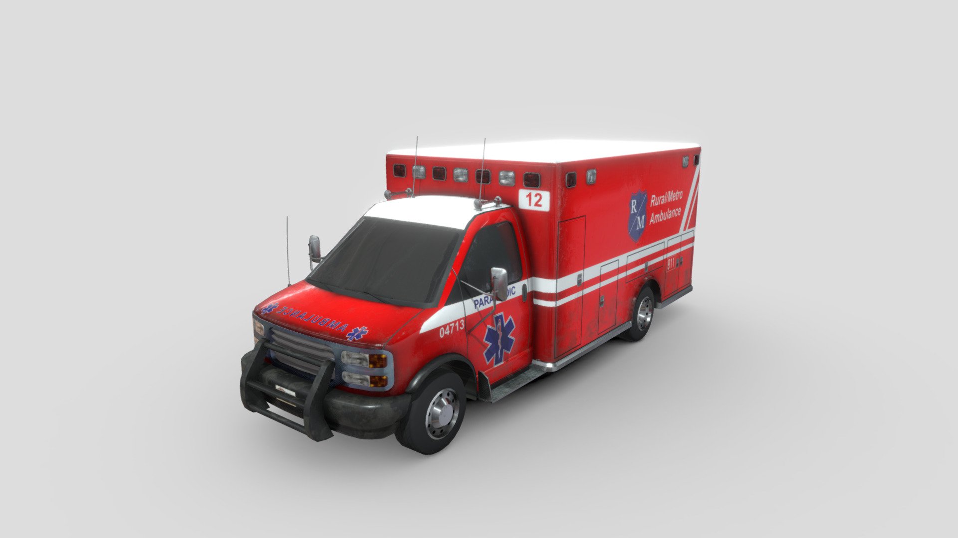 '97 GMC Savana Ambulance - 3D model by Lex713 (@LunarEclips3) [d4e97d1 ...