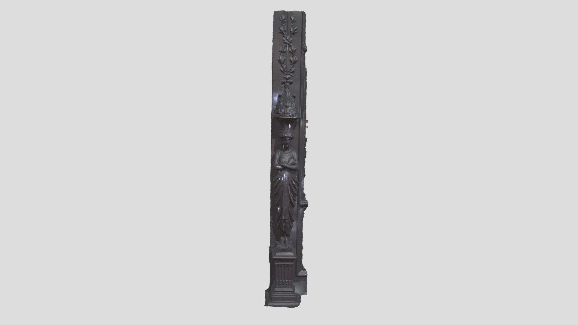 Scan 26 Bookcase Statue 1 - colour - Download Free 3D model by Chapel ...